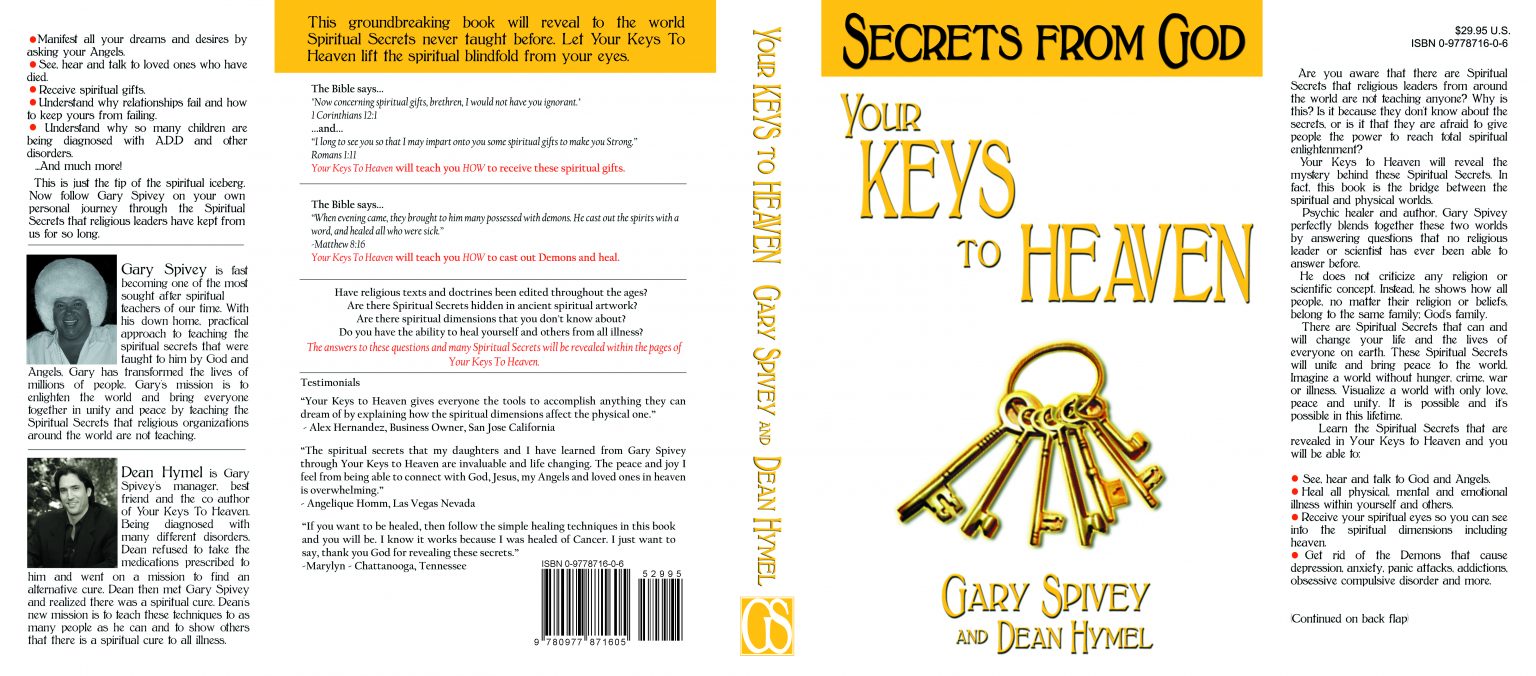 Book your Keys to Heaven – Gary Spivey